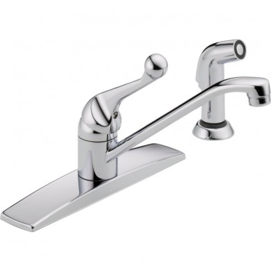 Delta 400LF-WF Core 100/300/400 Series Single Handle Kitchen Faucet ...